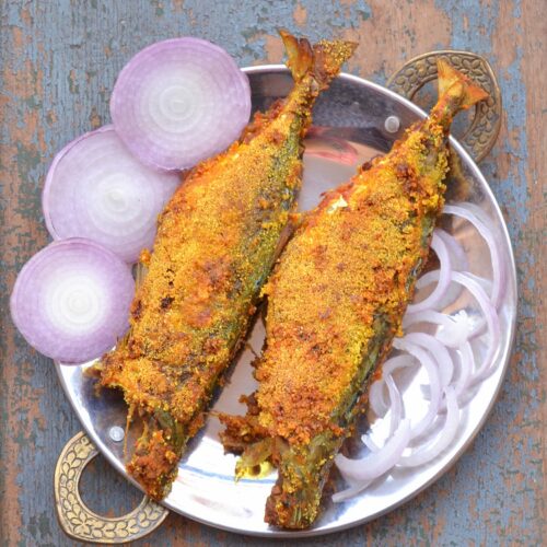 Rava Fried Mackerel - Raksha's Kitchen