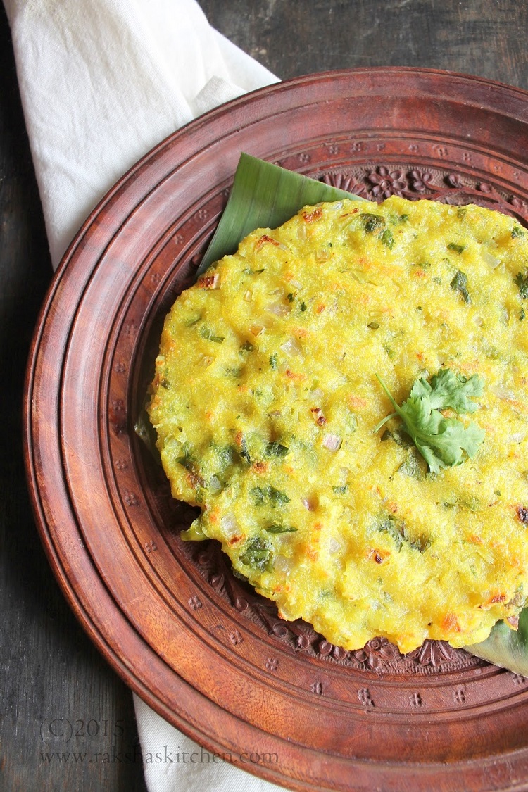 Kandyachi Bhakri | Rava Onion Bhakri - Raksha's Kitchen