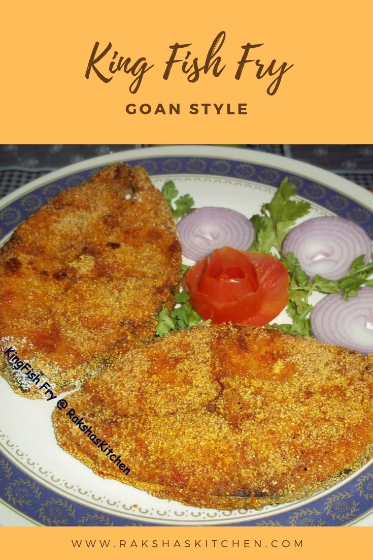King Fish Fry Goan Style - Raksha's Kitchen