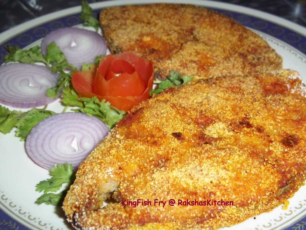 King Fish Fry Goan Style - Raksha's Kitchen