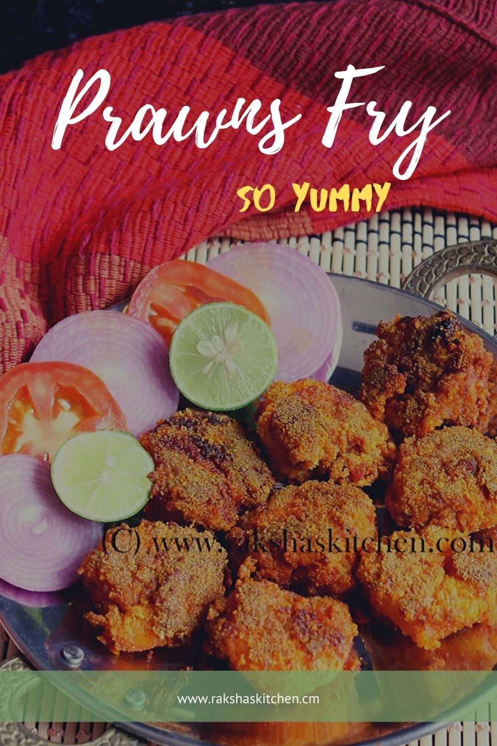 Fried Prawns | Rava Fried Prawns - Raksha's Kitchen