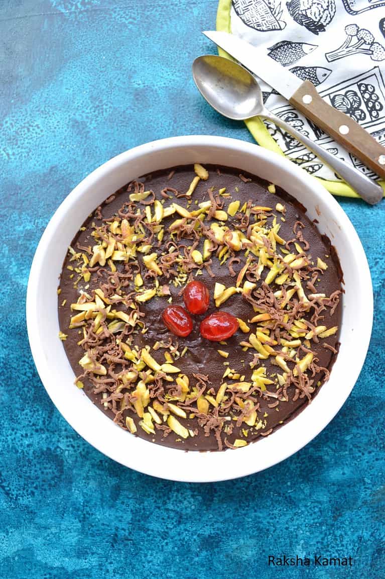 Eggless Marie Biscuit Pudding - Raksha's Kitchen