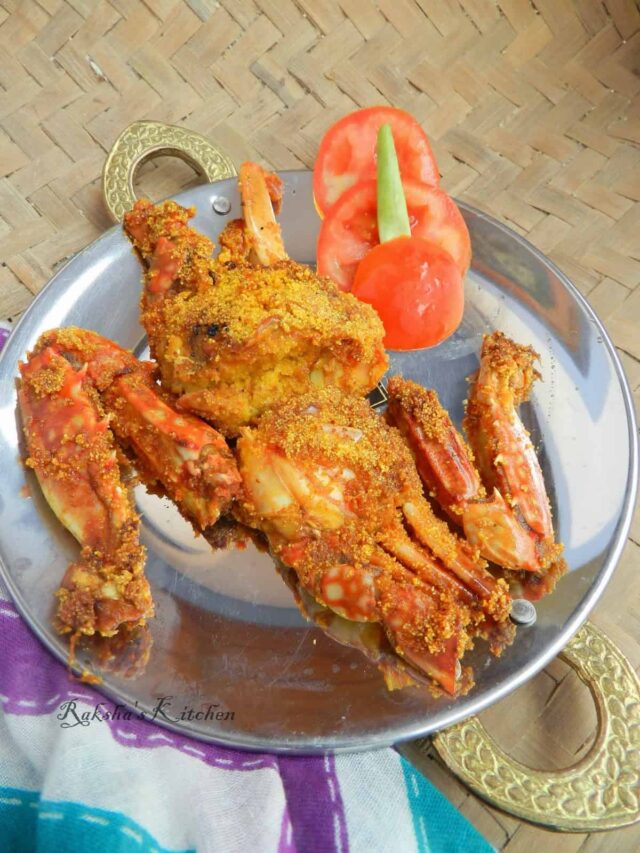 Rava Fried Crabs | Spiced Semolina Fried Crabs - Raksha's Kitchen
