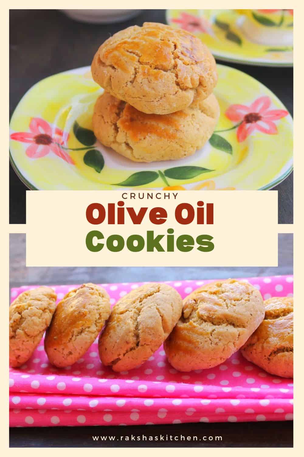 Olive Oil and Lemon Cookies - Raksha's Kitchen