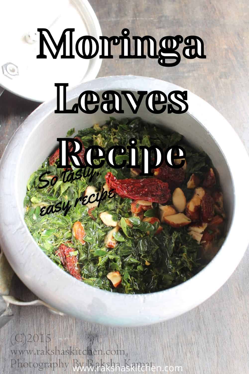 Moringa Leaves Stir Fry | Drumstick Leaves Subzi | Maskachi Bhaji With ...
