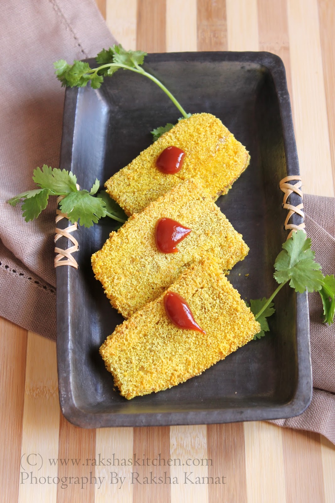 Raw Banana Rava Fry | Kelyachyo Fodi + Video - Raksha's Kitchen