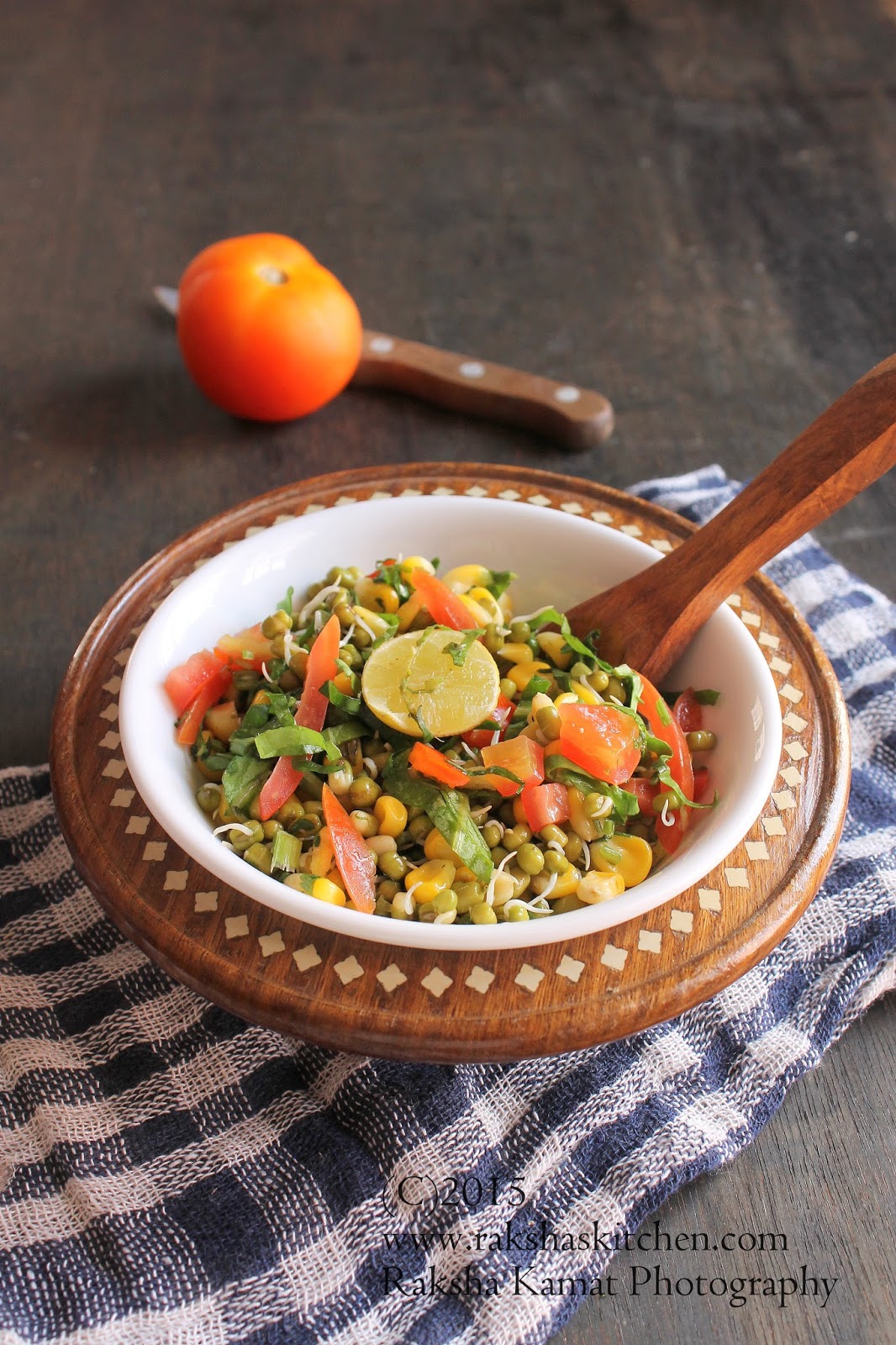 Sprouts Mung Bean Recipe | Sprouted Moong Salad - Raksha's Kitchen