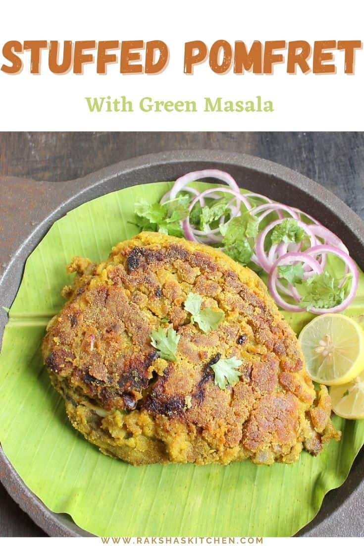 Stuffed Pomfret - Raksha's Kitchen