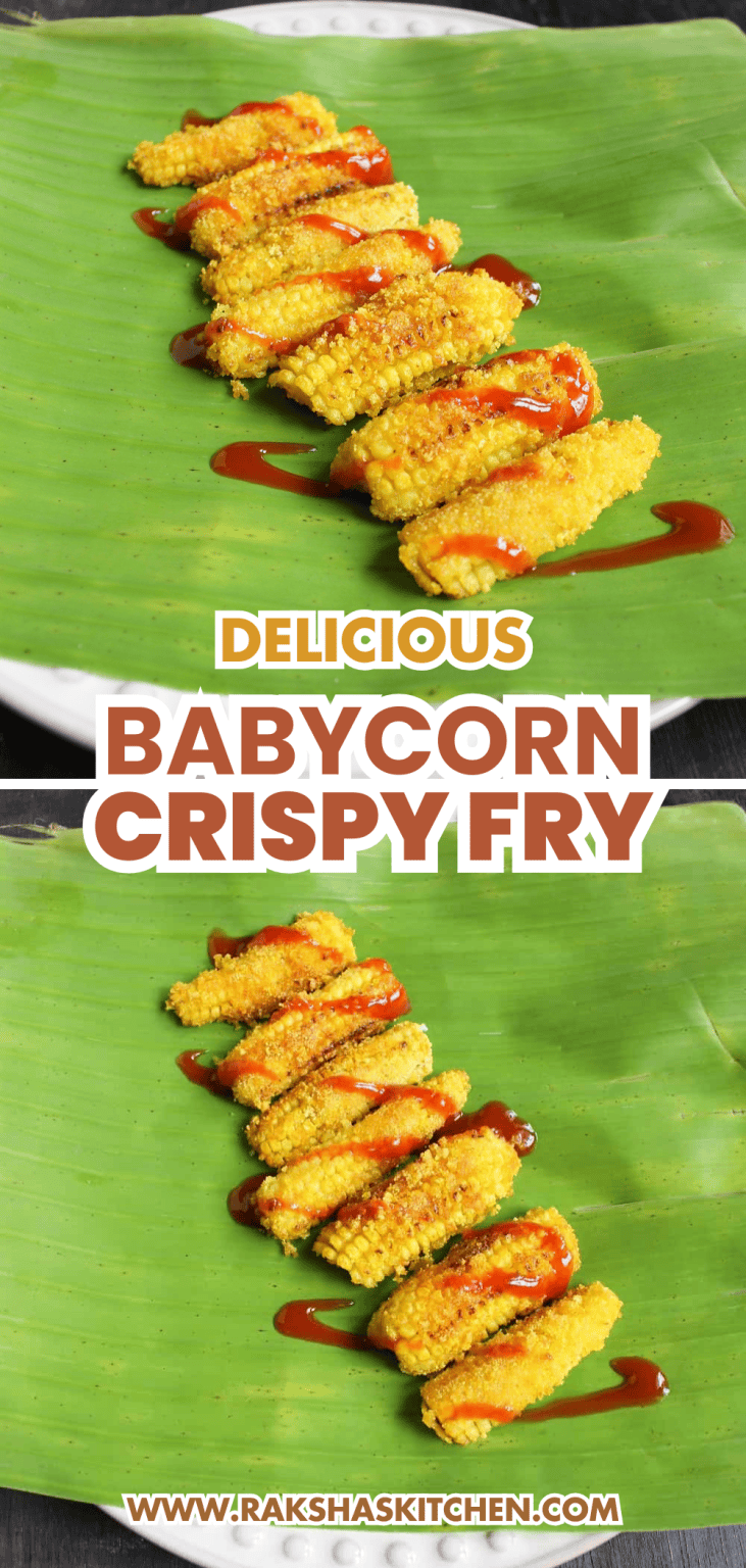 Rava Fried Baby Corn | Crispy Baby Corn Fry Recipe - Raksha's Kitchen