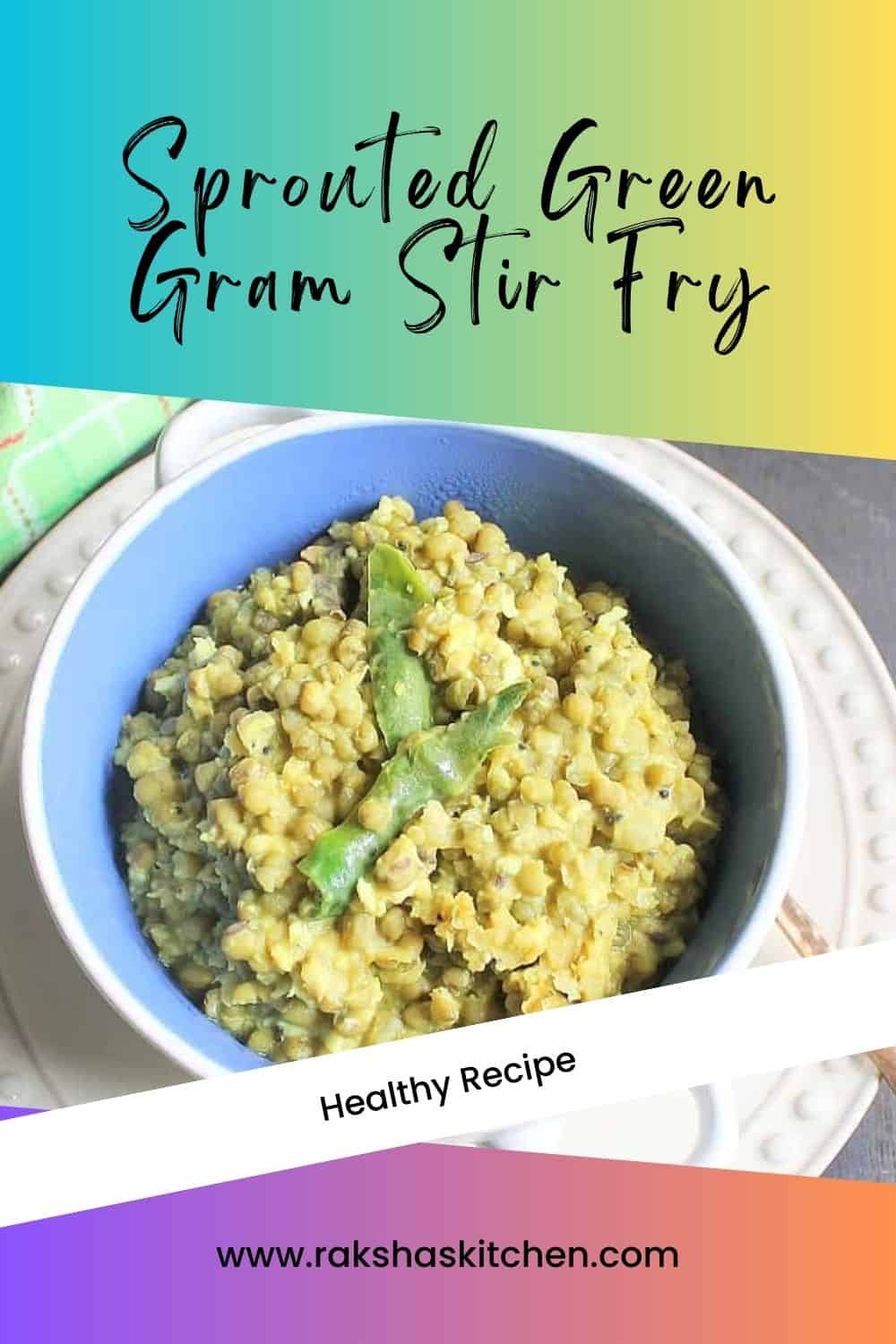 Moogachi Usali | Goan Style Sprouted Green Gram Stir Fry - Raksha's Kitchen
