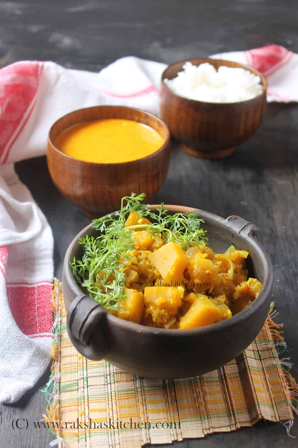 Goan Pumpkin Subzi | Dudyachi Bhaji - Raksha's Kitchen