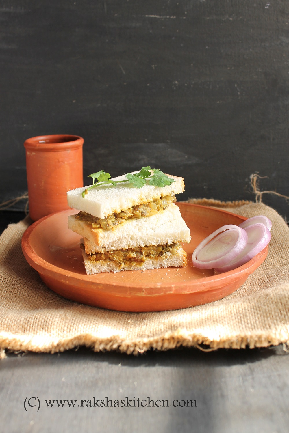 Mixed Sprouts Sandwich - Raksha's Kitchen