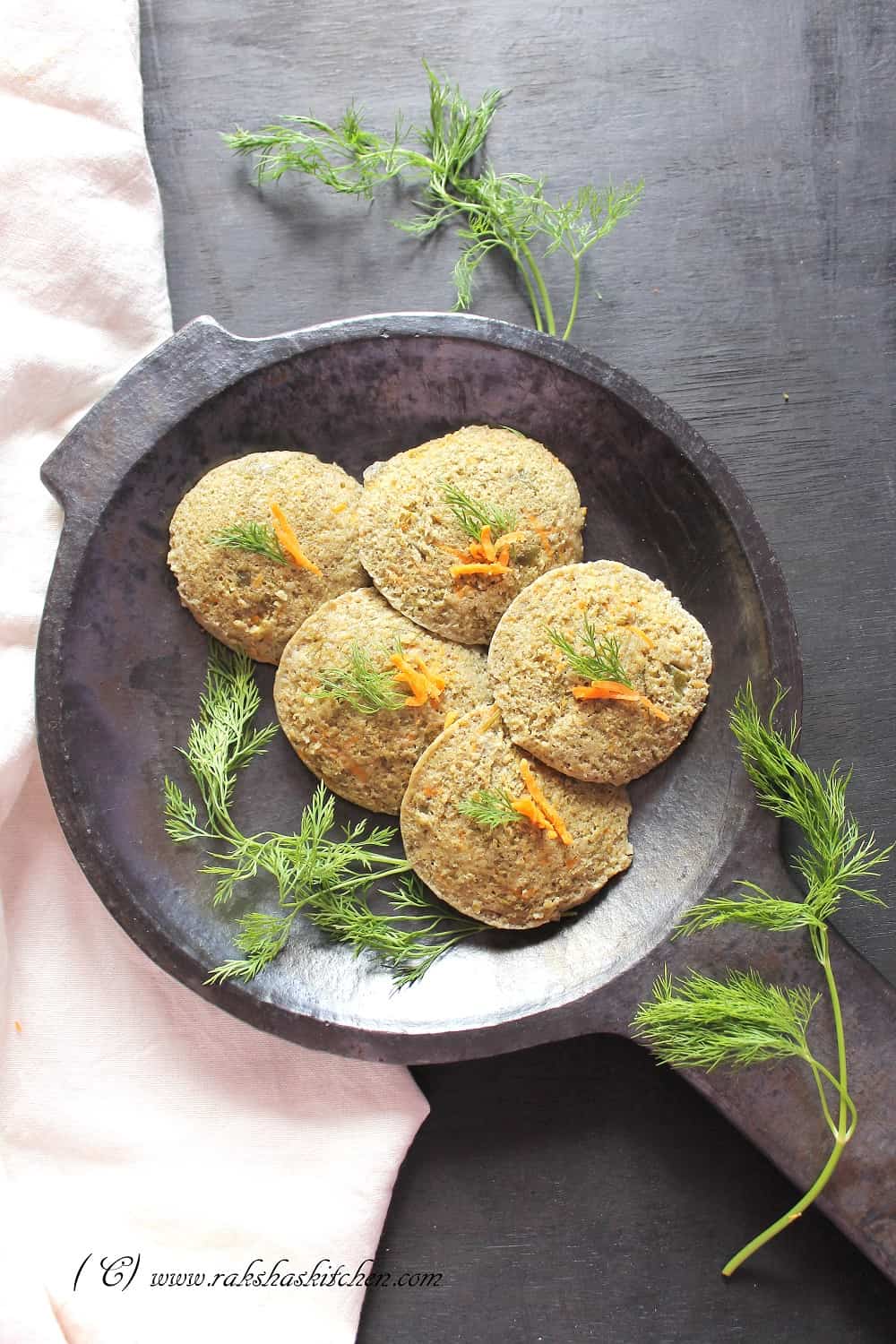 Green Moong And Vegetable Idlis - Raksha's Kitchen