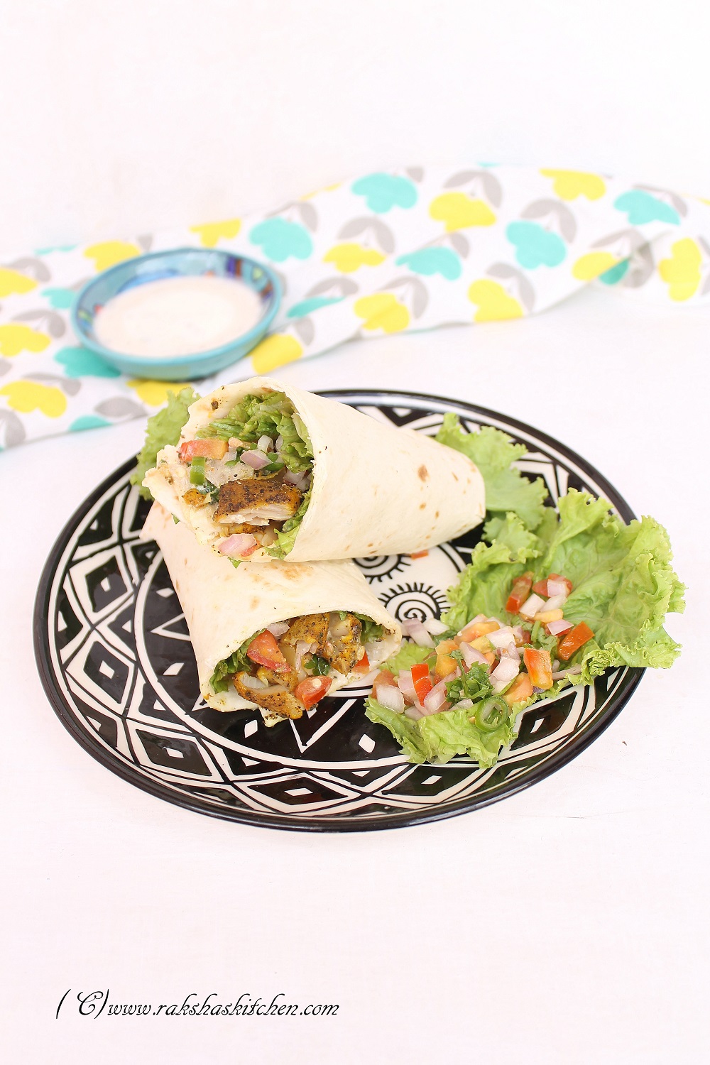 Mexican Fish Wraps - Raksha's Kitchen