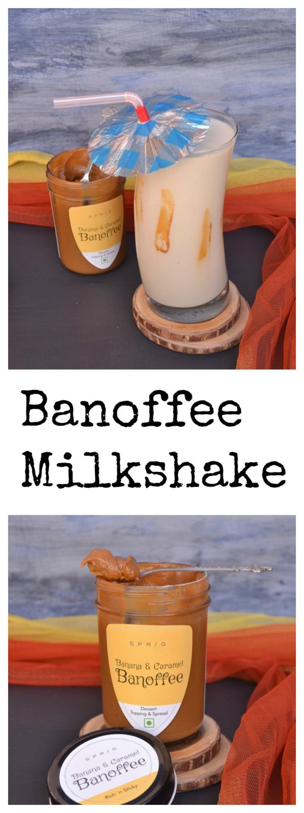 Banoffee Milkshake - Raksha's Kitchen