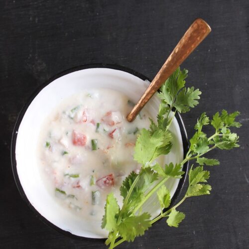 Mixed Vegetable Raita - Raksha's Kitchen