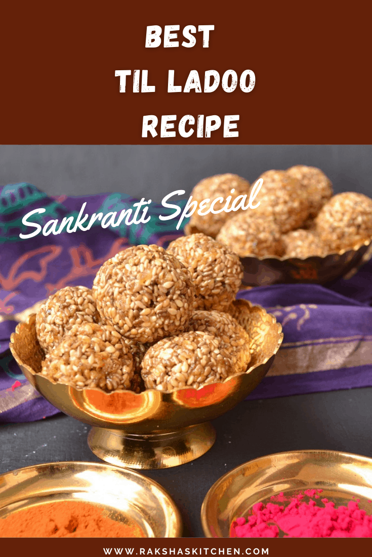 Til Ke Ladoo | Sesame Seeds Ladoo +Video - Raksha's Kitchen