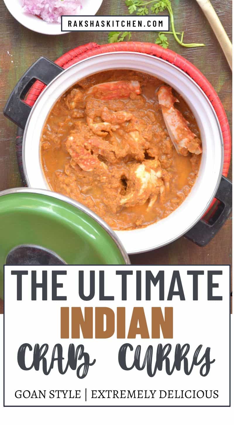 Goan Crab Curry / Kullyache Tonak - Raksha's Kitchen