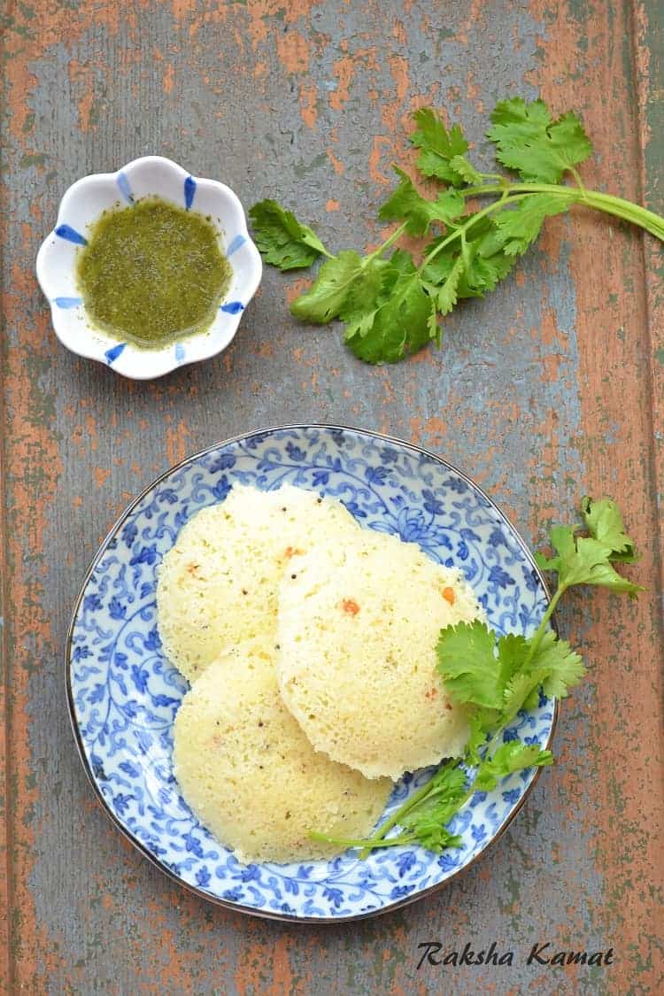 Instant Rava Idlis - Raksha's Kitchen