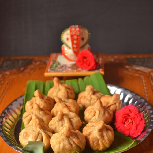 Deep Fried Modak Step By Step With Pics - Raksha's Kitchen