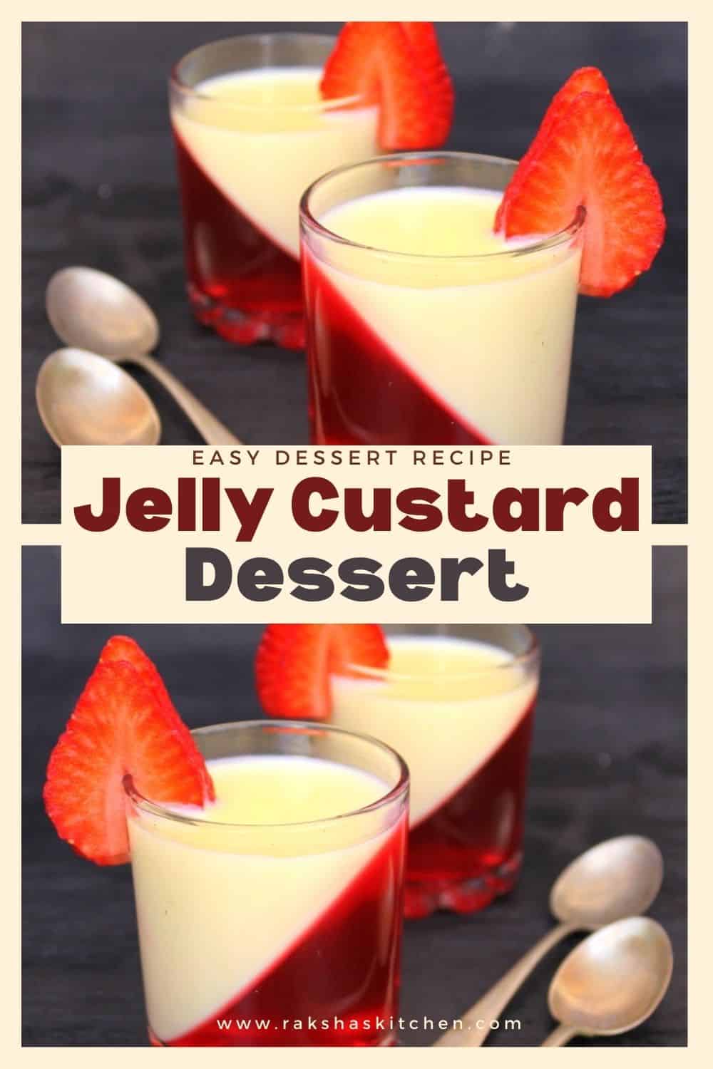 Jelly Custard Shots - Raksha's Kitchen