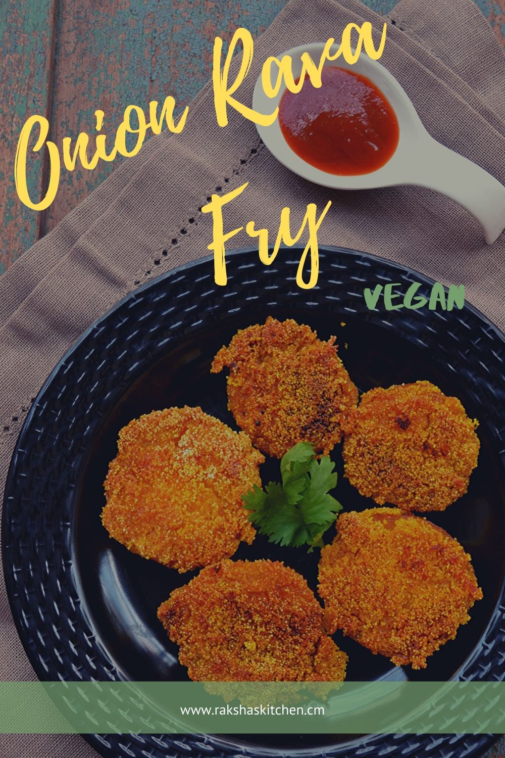 Onion Rava Fry | Shallow Fried Onion - Raksha's Kitchen