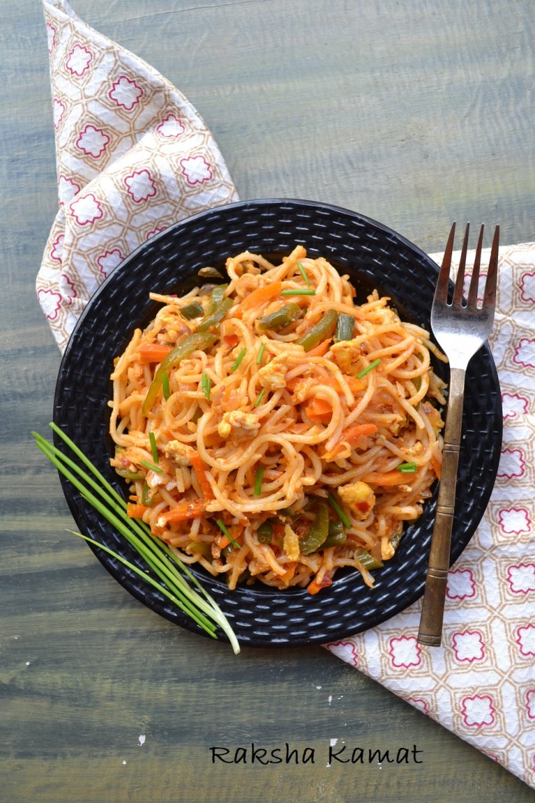 Egg Schezwan Noodles - Raksha's Kitchen