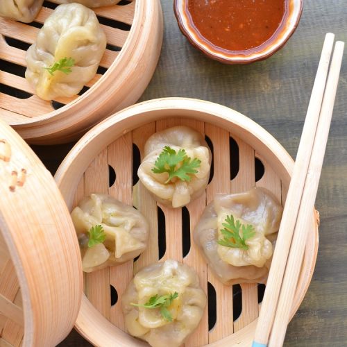Chicken Momos - Raksha's Kitchen