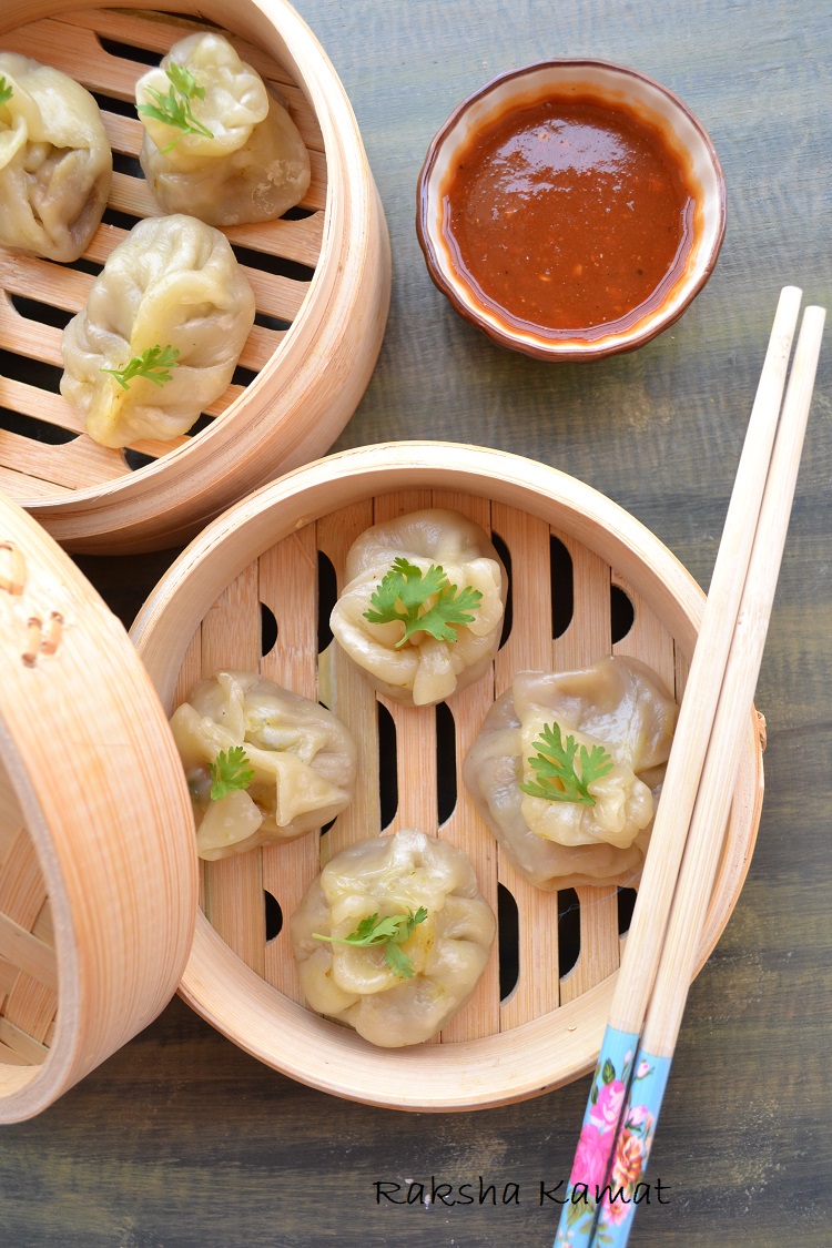 Chicken Momos - Raksha's Kitchen
