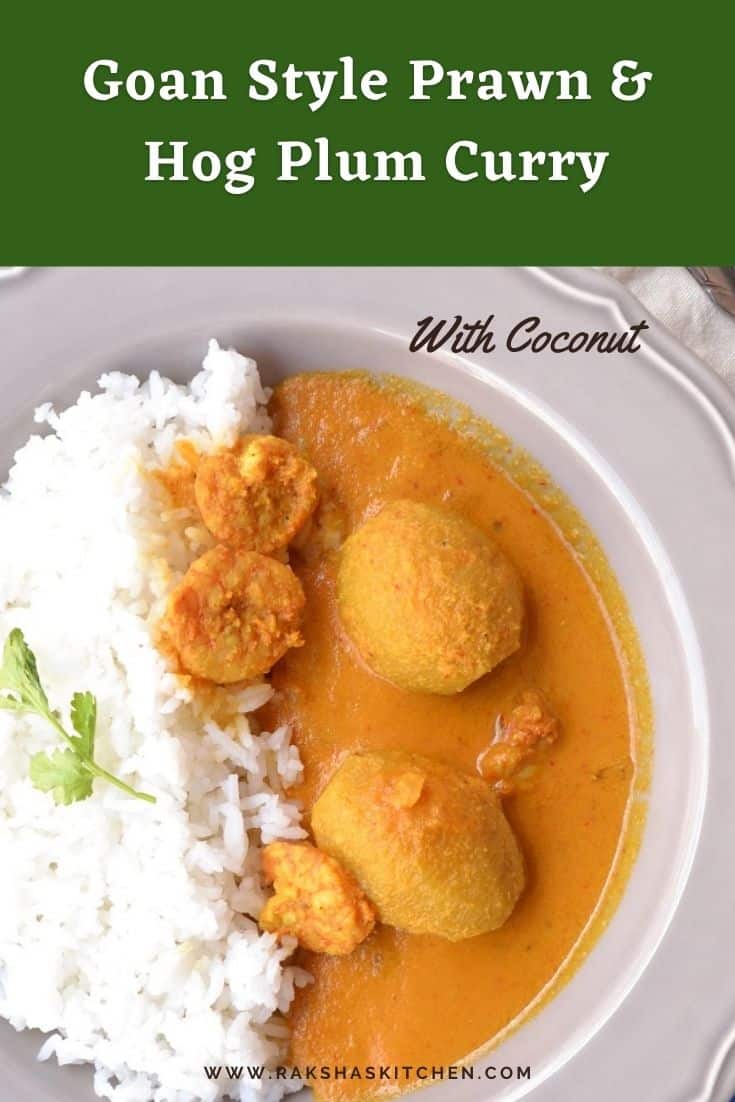 Prawn Curry With Hog Plum (Ambade) - Raksha's Kitchen