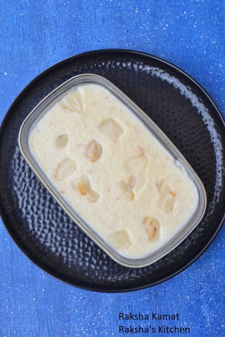 Lychee Pudding + Video - Raksha's Kitchen