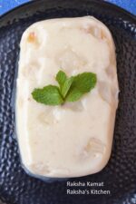 Lychee Pudding + Video - Raksha's Kitchen