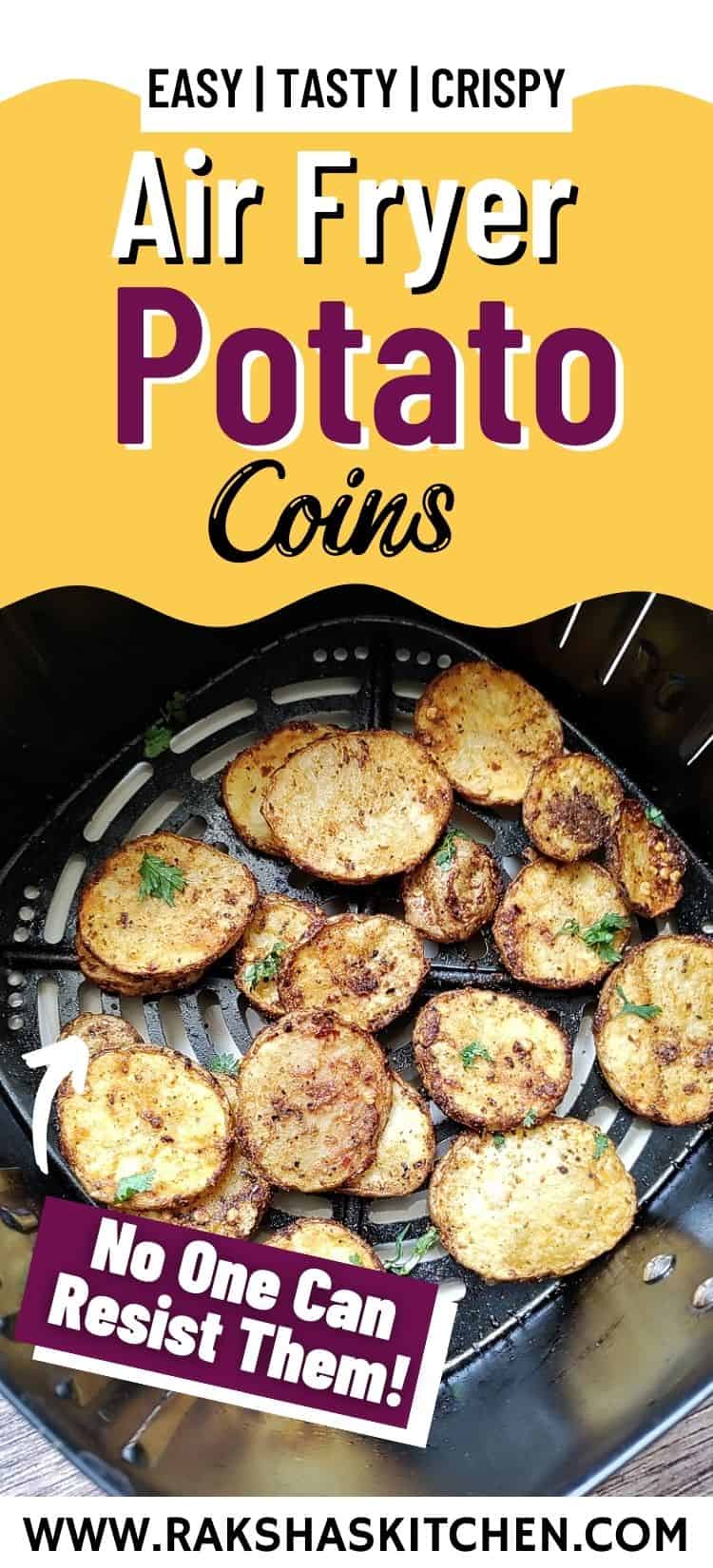 Air Fryer Potato Slices - Raksha's Kitchen