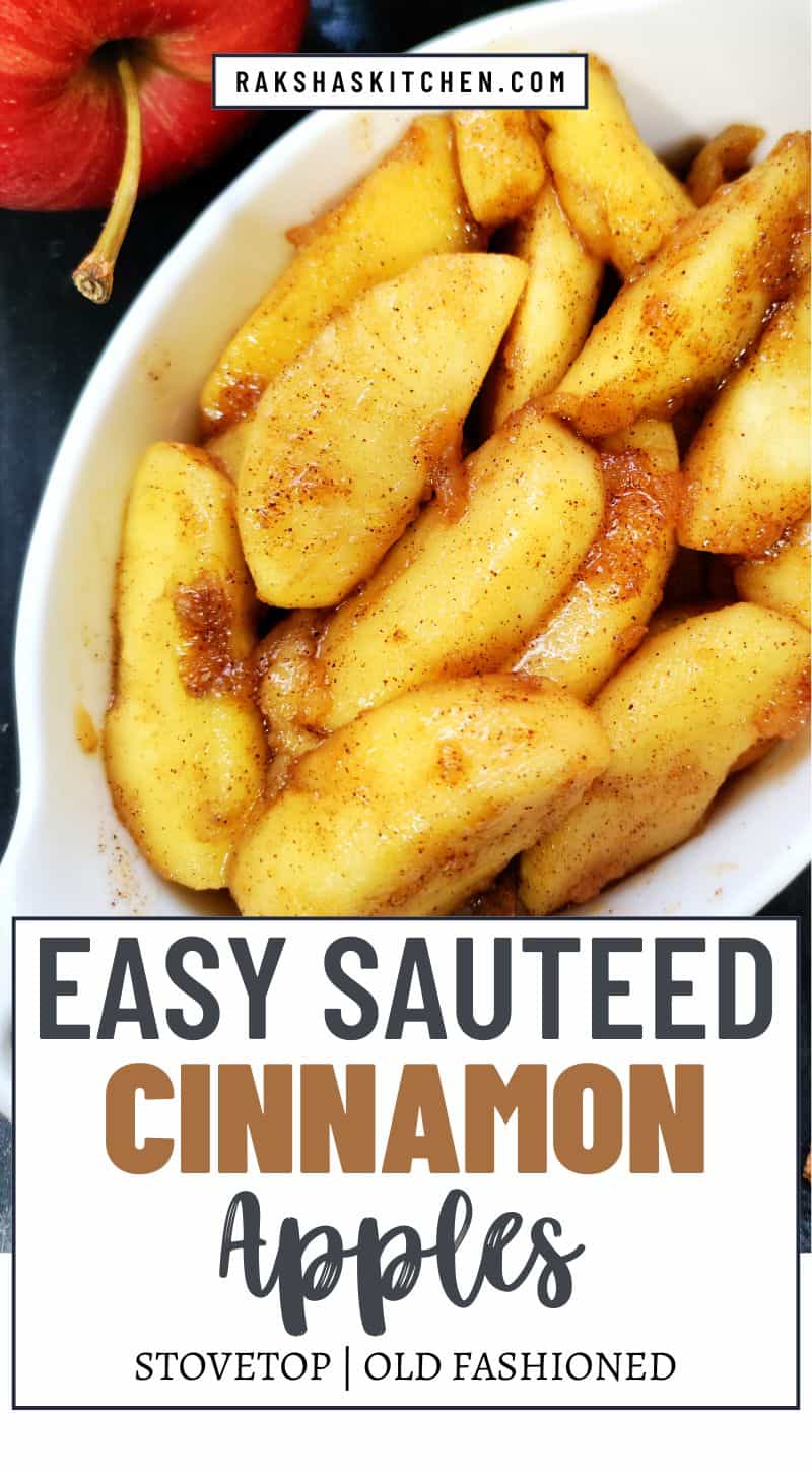 Warm Cinnamon Apples - Raksha's Kitchen