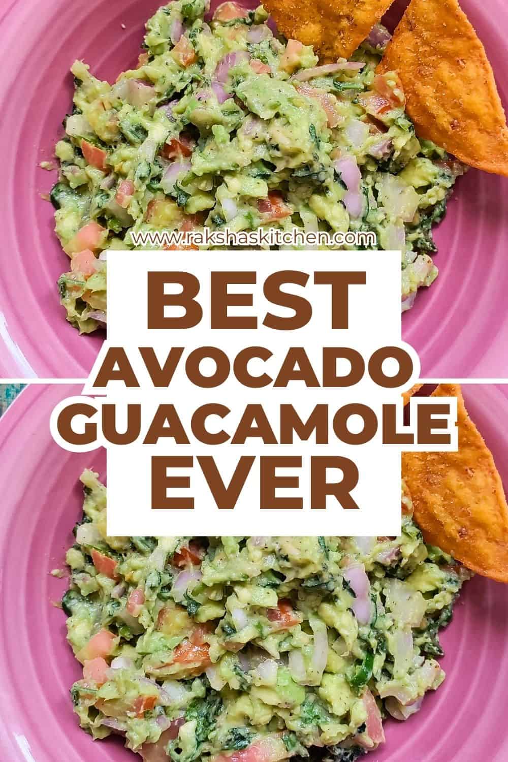 Avocado Guacamole - Raksha's Kitchen
