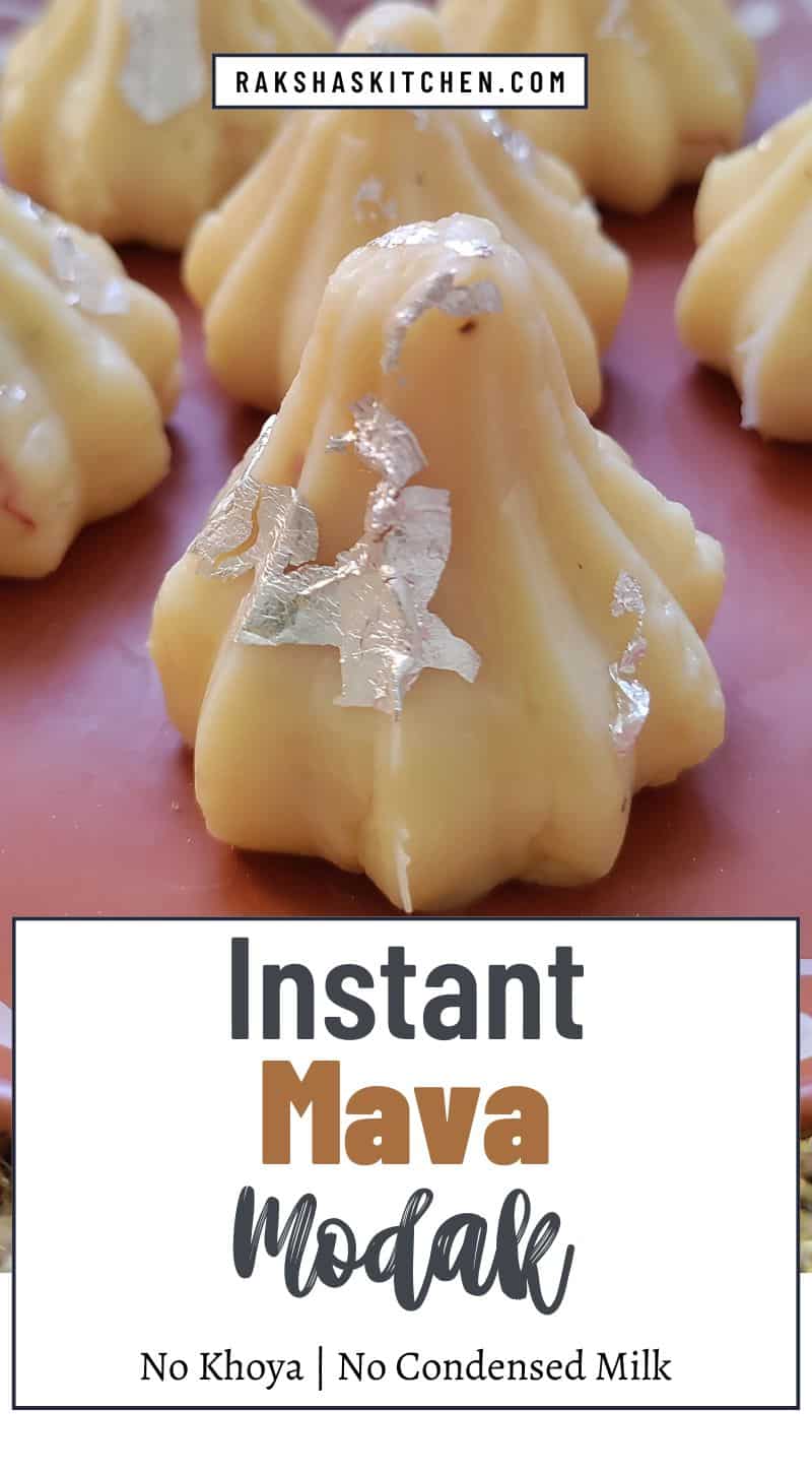Easy 10-Minute Mava Modak Recipe for Ganesh Chaturthi - Raksha's Kitchen