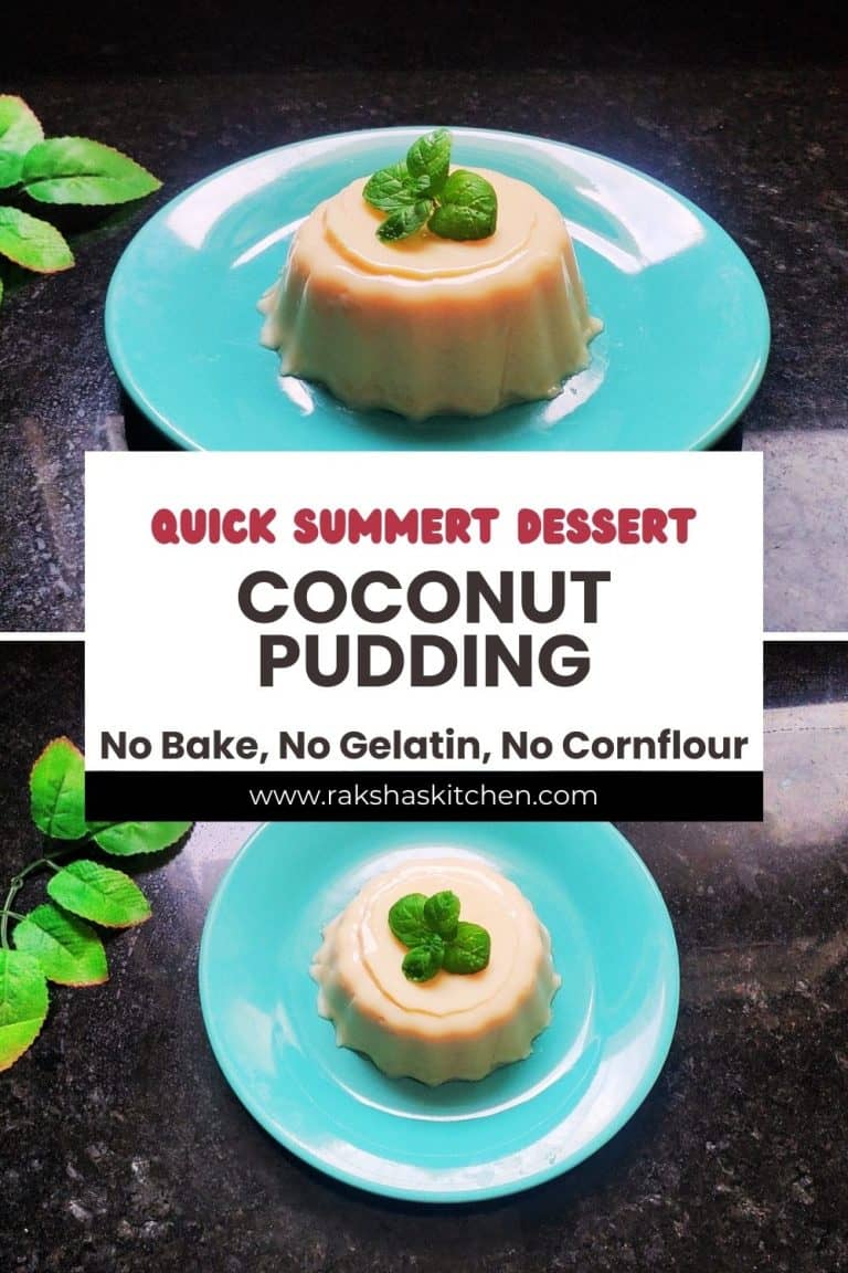 Tender Coconut Pudding - Raksha's Kitchen